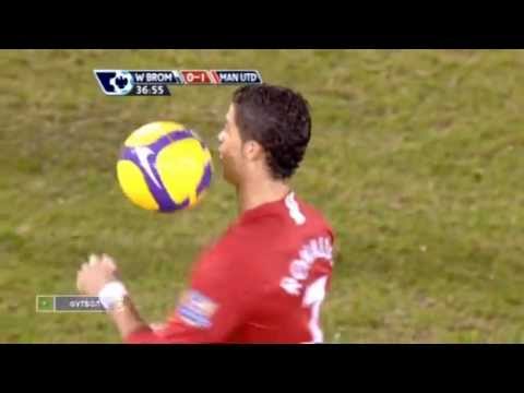 Cristiano Ronaldo Vs West Bromwich Albion Away - 08-09