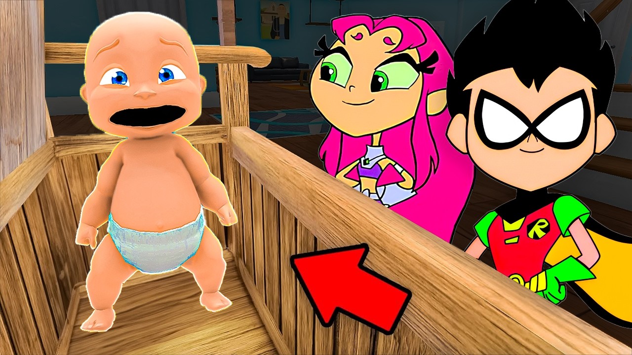 Baby and TEEN TITANS GO FAMILY Play Hide and Seek! - YouTube