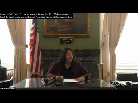 Governor's Council Formal Assembly September 25, 2024 vote on Atty ...