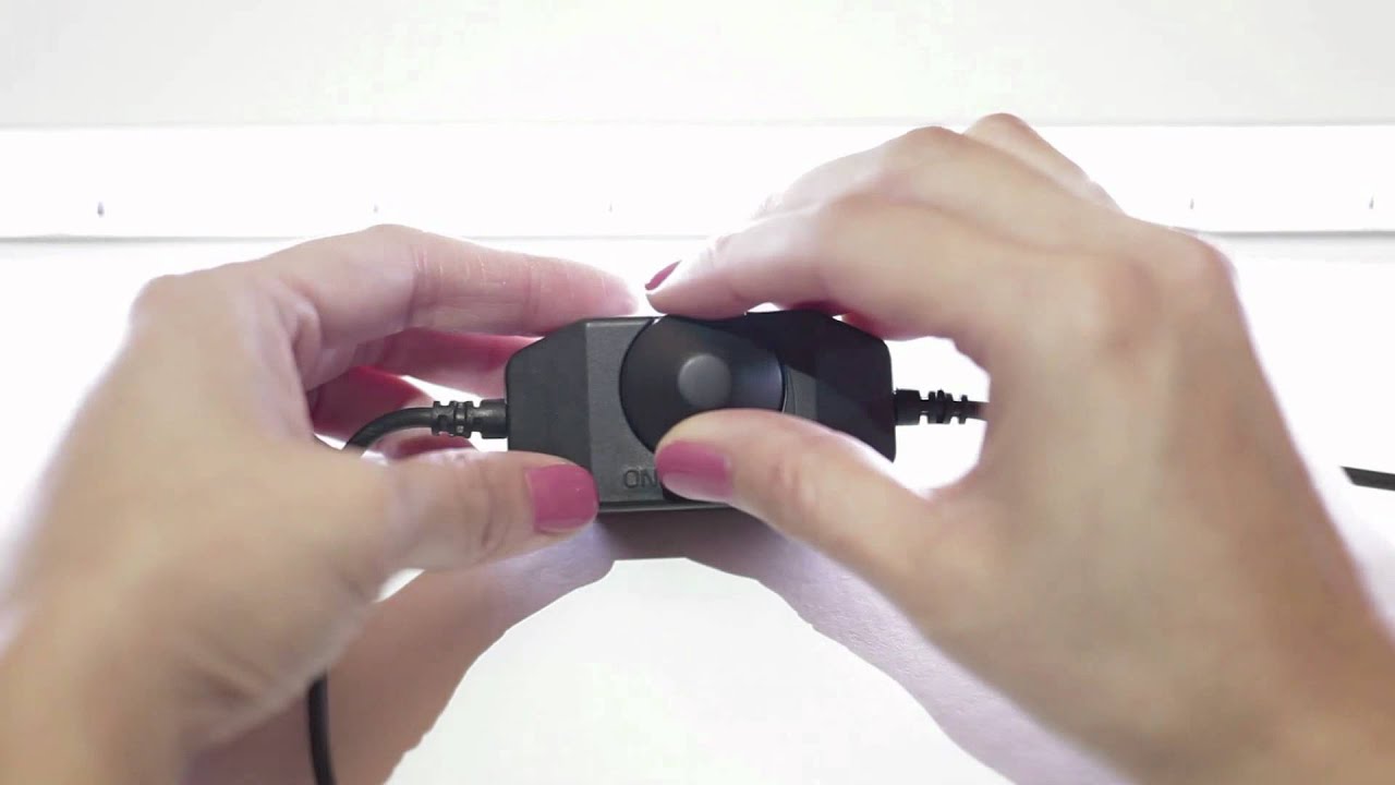 Inline Dimmer with On/Off Control - YouTube
