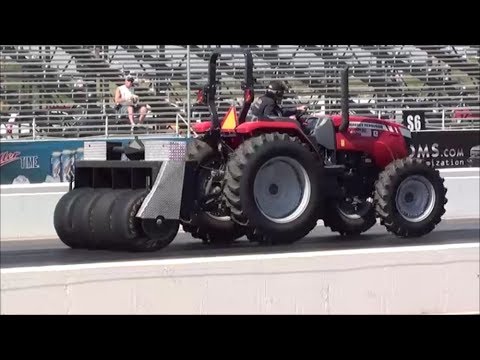 Cleaning the Drag Race Track - YouTube