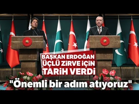 Cumhurbaşkanı Erdoğan, ile Pakistan Başbakanı İmran Han'dan Ortak Açıklama