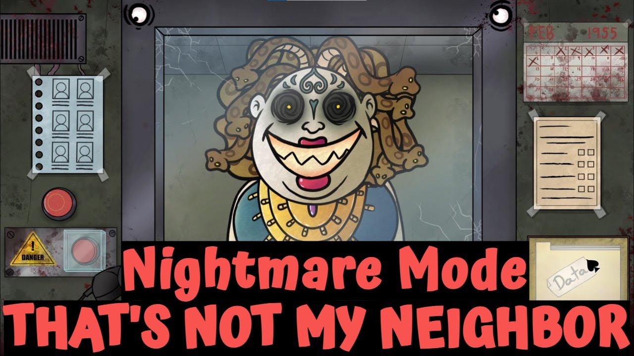 "That's Not My Neighbor" NIGHTMARE MODE Gameplay! - YouTube
