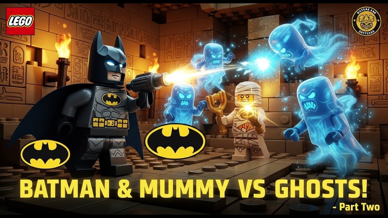 LEGO Batman & Mummy vs Ghosts! – Part Two | Inside the Pyramid ...