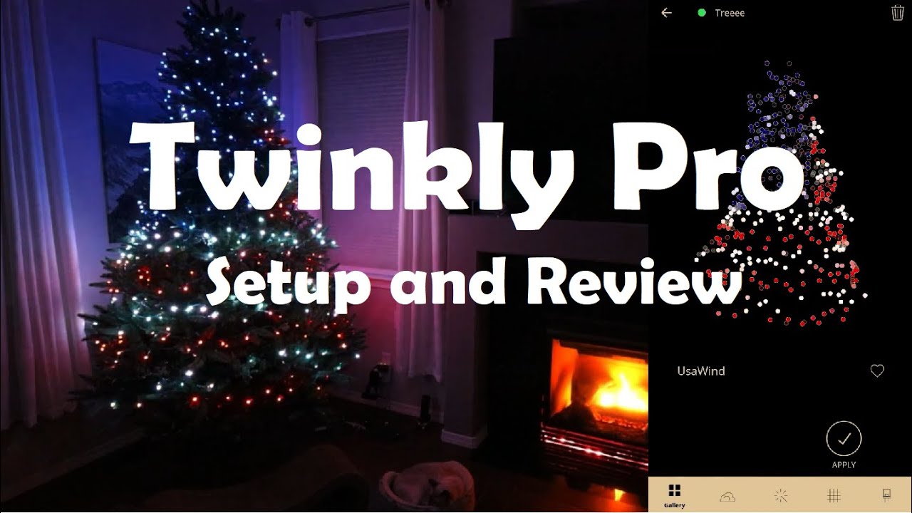 Twinkly Pro Holiday Lights- Unboxing, Setup, and Review - YouTube