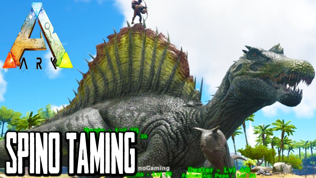 ARK Survival Evolved 5 | How to Tame a Spinosaurus | Funny Moments ...