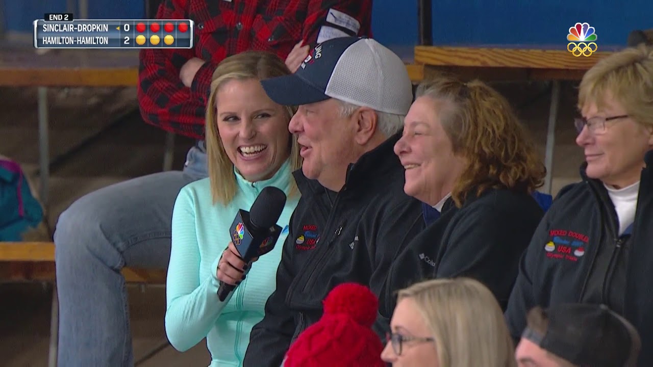 Olympic Mixed Doubles Curling Trials | Becca And Matt Hamilton's ...