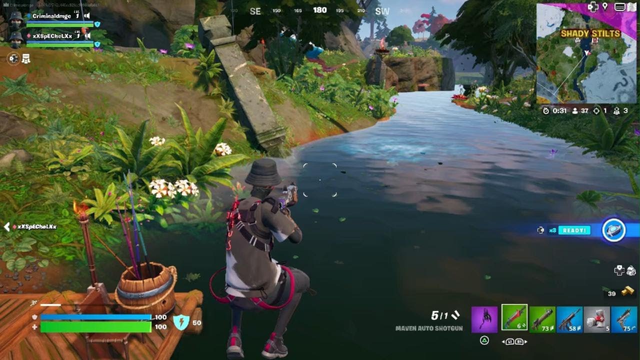 First Fortnite match of chapter 4 season 3: wild - YouTube
