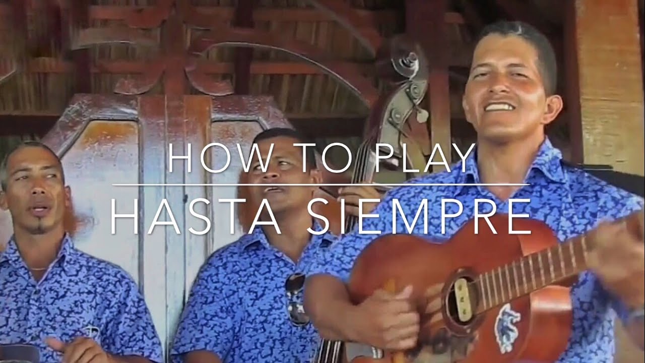 How To Play 'Hasta Siempre' on Tres Cubano | Tresero Hector Montalvo ...
