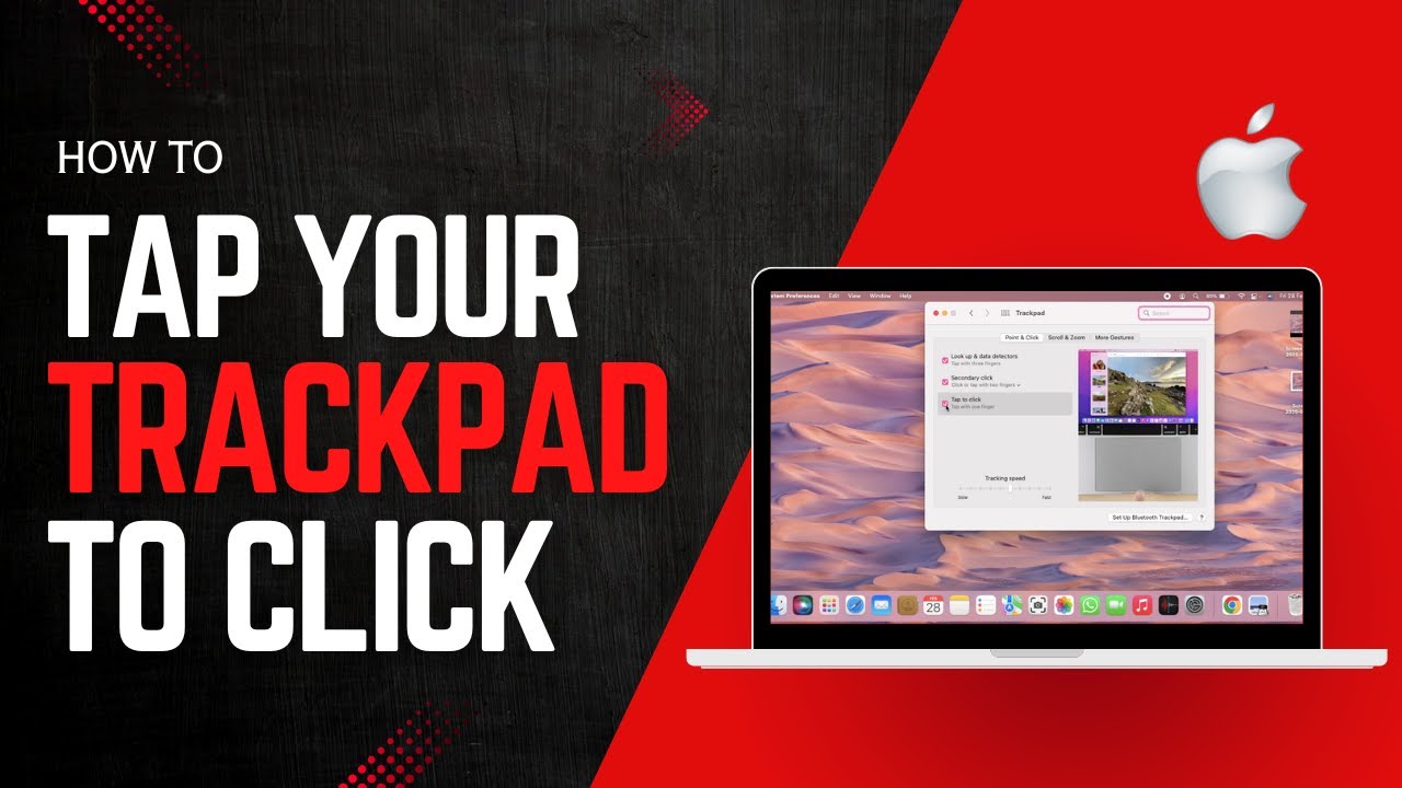 How to Enable Tap to Click on Macbook - YouTube