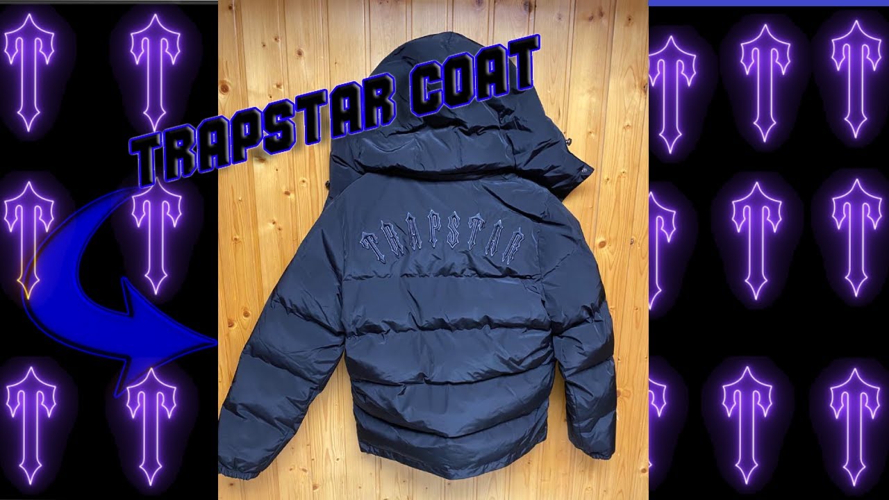 Trapstar Coat Dark Metal Buckle Irongate Jacket Detachable Hood ...