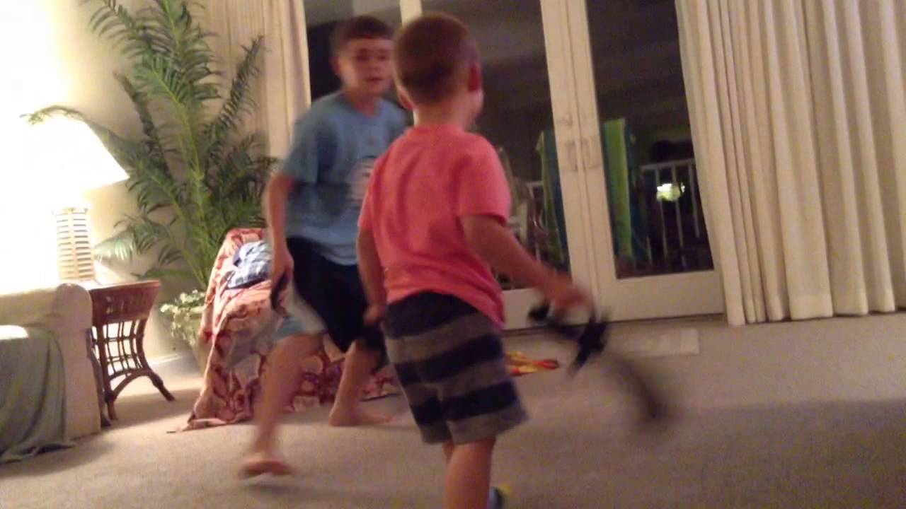 Baby rages on kid - YouTube