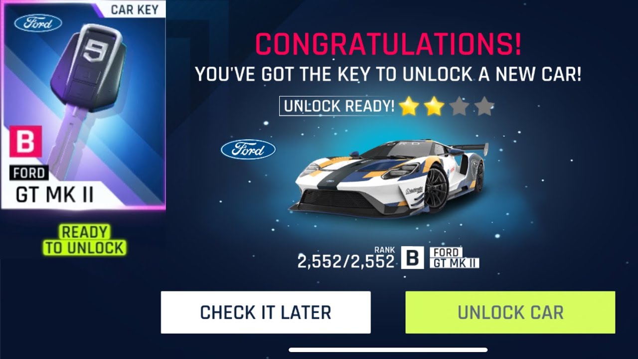 Asphalt 9, Unlock Ford GT MK II And Claiming Grand Prix Rewards 😍😁 ...