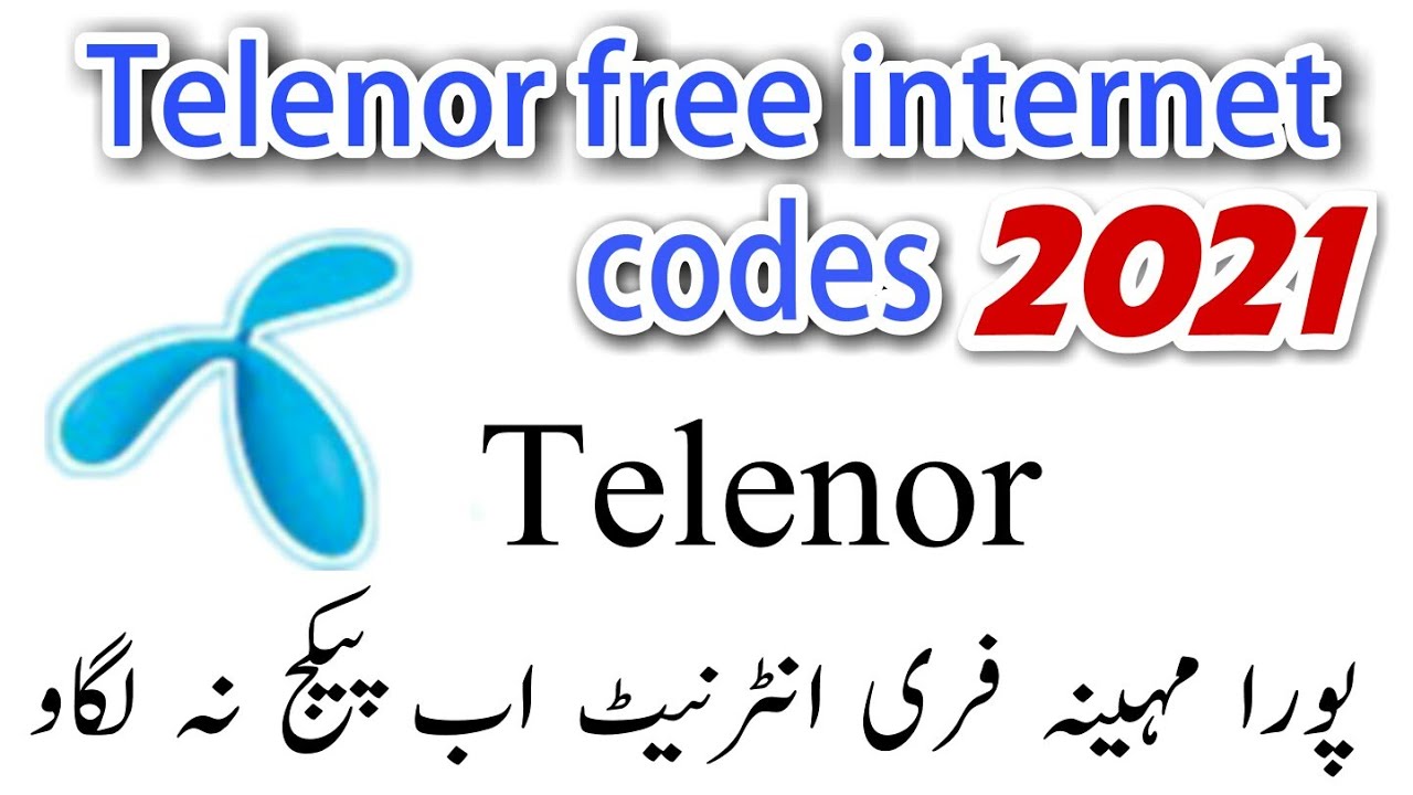 Telenor Free Internet Code 2021 | Telenor free internet codes | TELENOR ...
