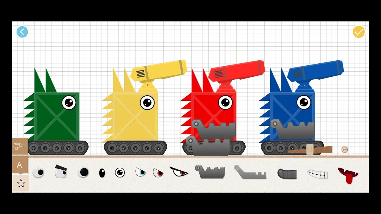 Labo tank - Blue, Red, Yellow, Green, Box Tank...112122 - YouTube