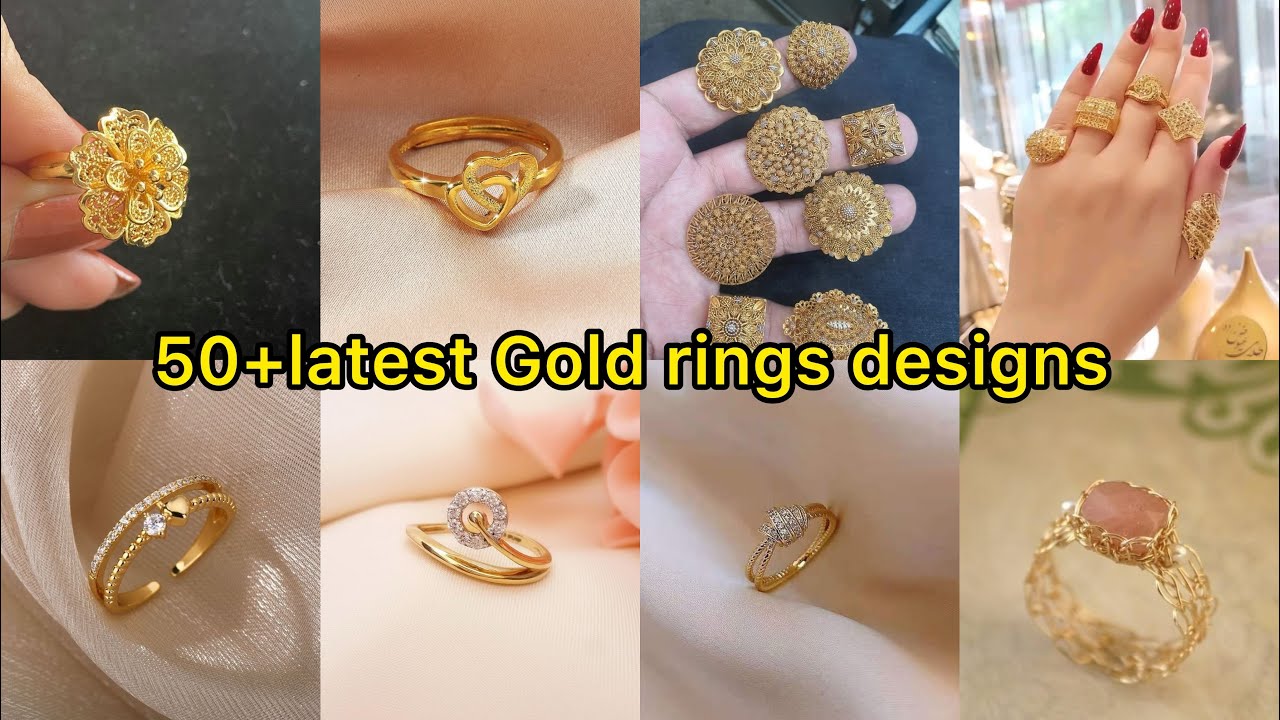 50+latest Gold rings designs/engagement rings/24k gold rings for ...