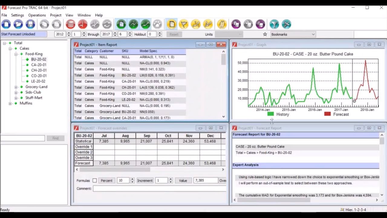 Forecast Pro Trial Quick Start - YouTube