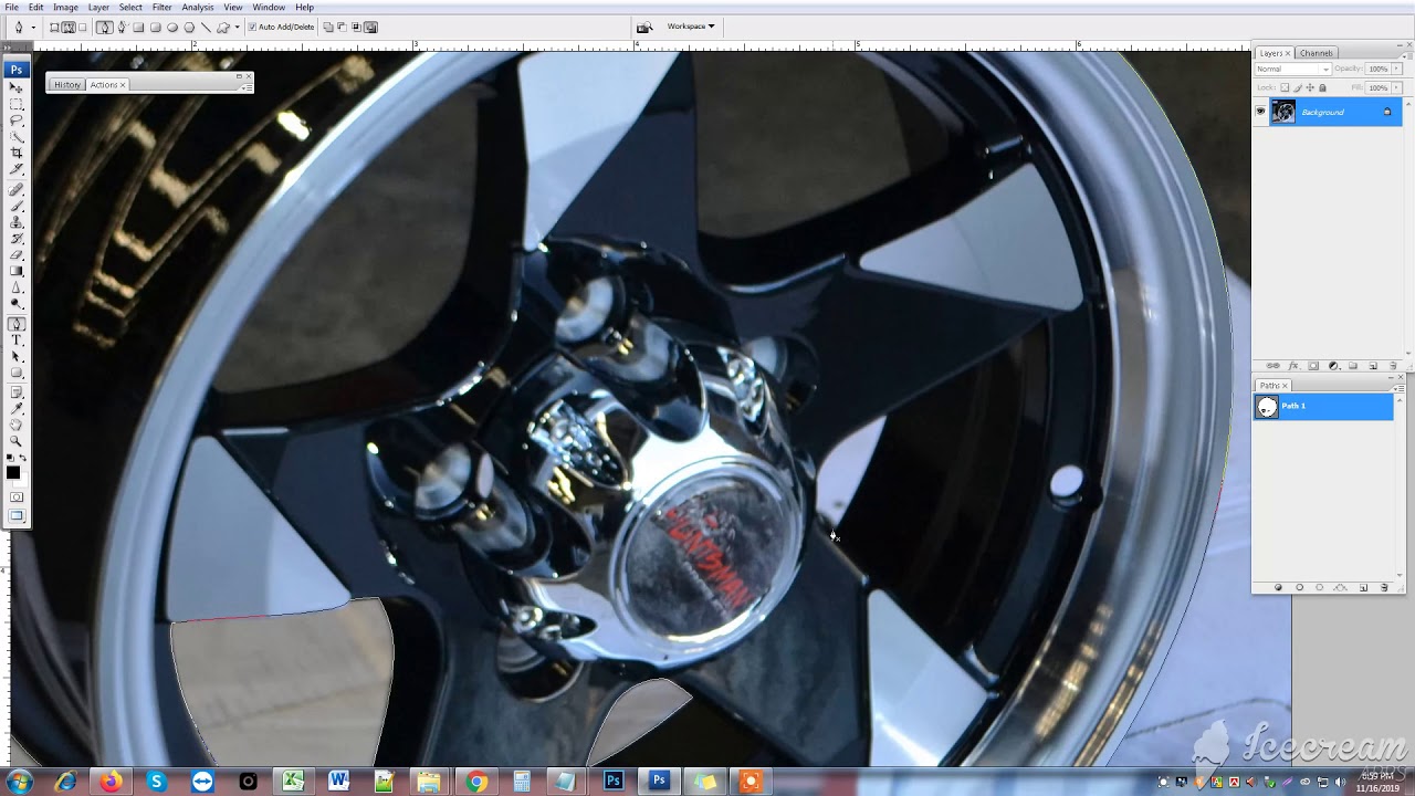 How to create Background Replacement Using Photoshop - YouTube