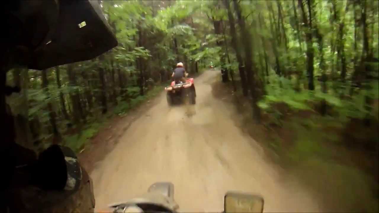 Suzuki DR650 Off Road at Wayne National Forest Trail Riding - YouTube