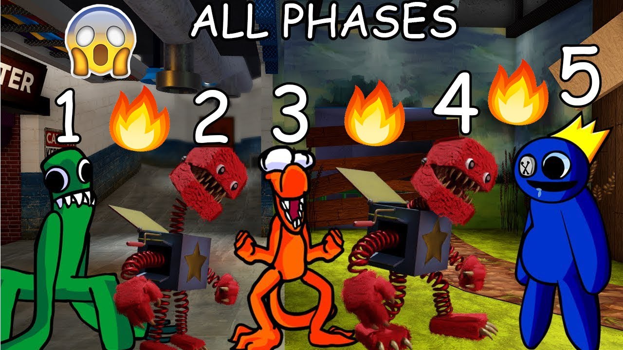 FNF Boxy Boo All Phases Vs Rainbow Friends 2D All Phases - Friday Night ...