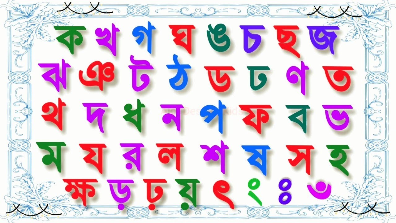 ক খ গ ঘ ঙ বাংলা | ক খ গ ঘ ঙ | Ka Kha Ga Gha | Banjonborno Bangla ...