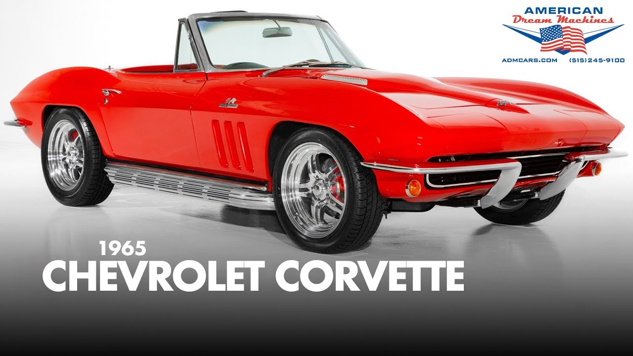 1965 Chevrolet Corvette Dart 427 - For Sale - Red - YouTube