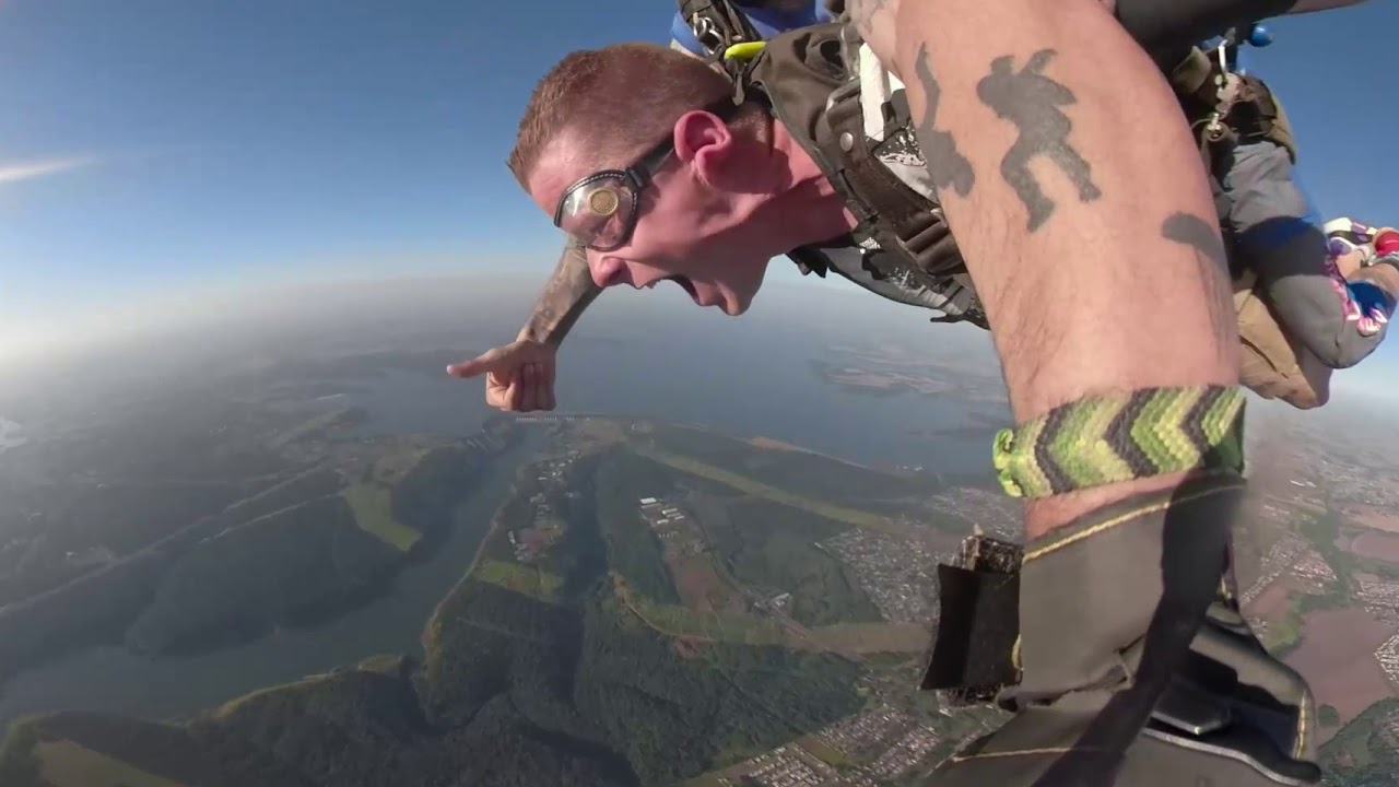 Skydiving triple borders Brazil, Paraguay and Argentina 360 4k February ...