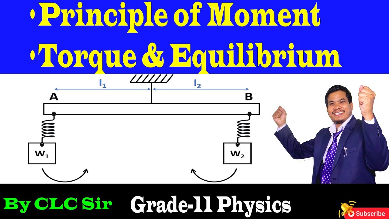 Principle of Moment || Torque & Equilibrium || Torque due to couple ...