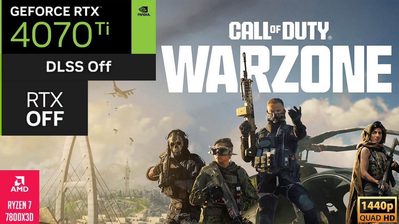 COD WARZONE 300FPS - RTX 4070Ti - RYZEN 7 7800X3D - LOW SETTINGS - YouTube