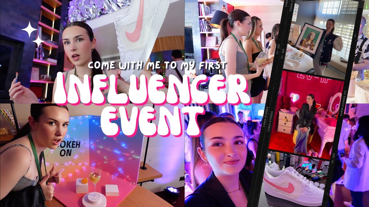 My first ever Influencer event?! What it's REALLY like🪩🕺🍾 - YouTube