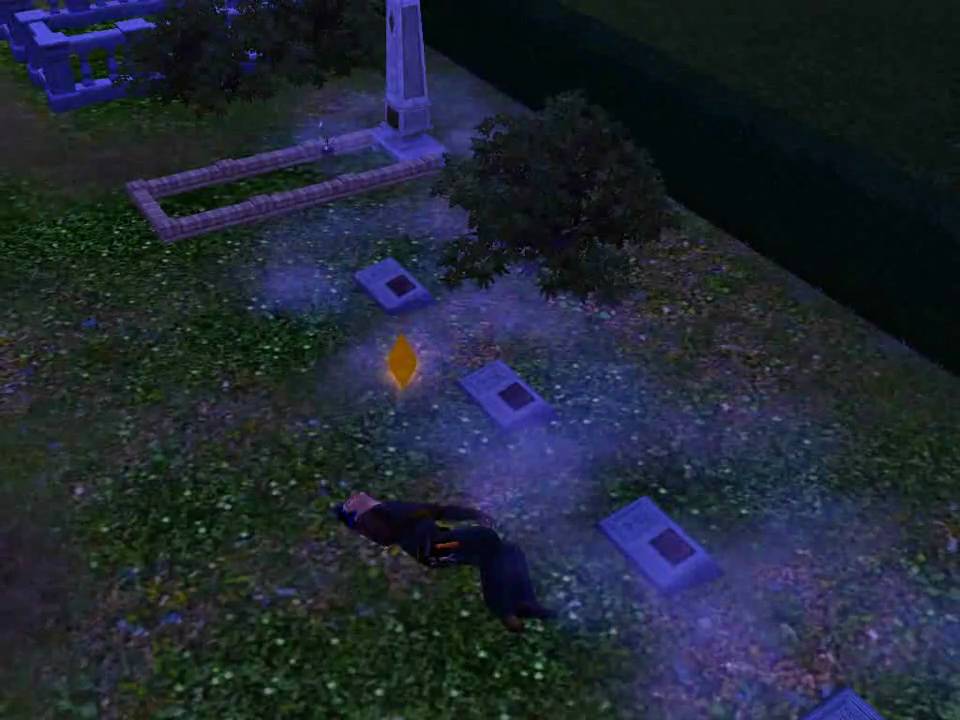 The Sims 3 - Fat Ghost Sim Makes Other Sim Faint - YouTube