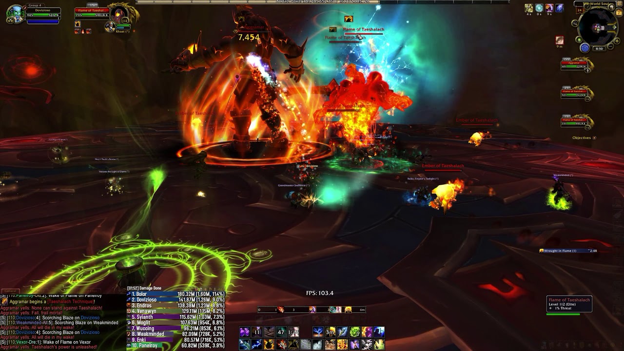 World of Warcraft - Aggramar - GTX1080 - ULTRA 144 FPS - YouTube