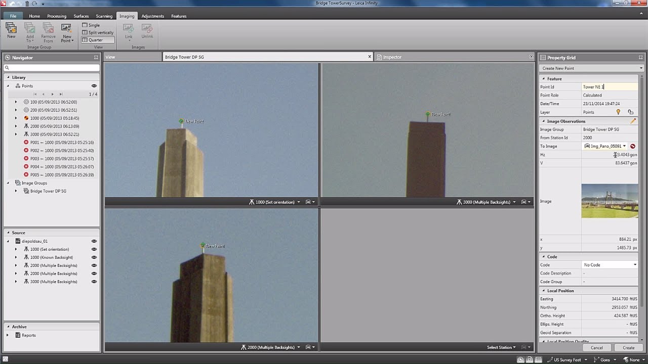 Leica Infinity - Imaging Module - Points from Images - YouTube