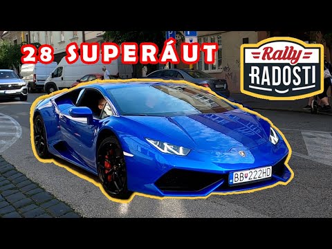 Rally Radosti: Príchody superáut - Trnava. - YouTube