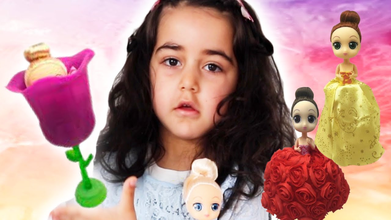 Flower transforms into Princess! Khorshid unboxing Flower Surprises ...