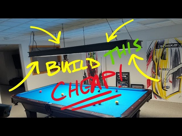 Building Billiard Table Lighting