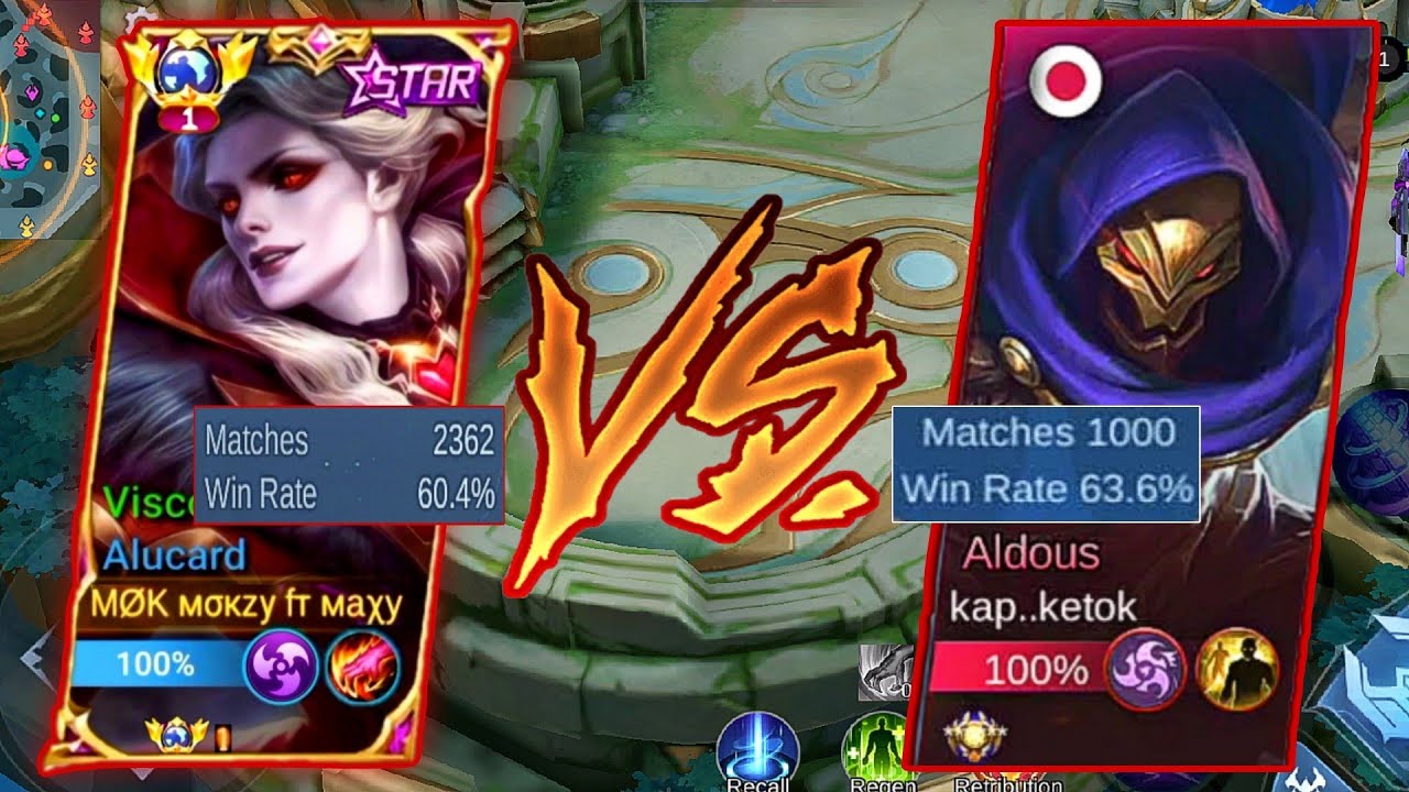 ALUCARD VS ALDOUS 650 STACK! KING OF LIFESTEAL VS KING OF FIGHTER | WHO ...