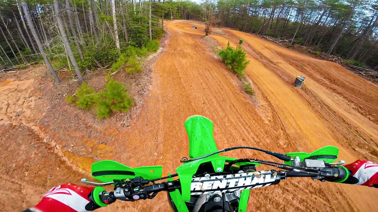 First Motocross Track Ride on 2020 Kawasaki KX250F - YouTube