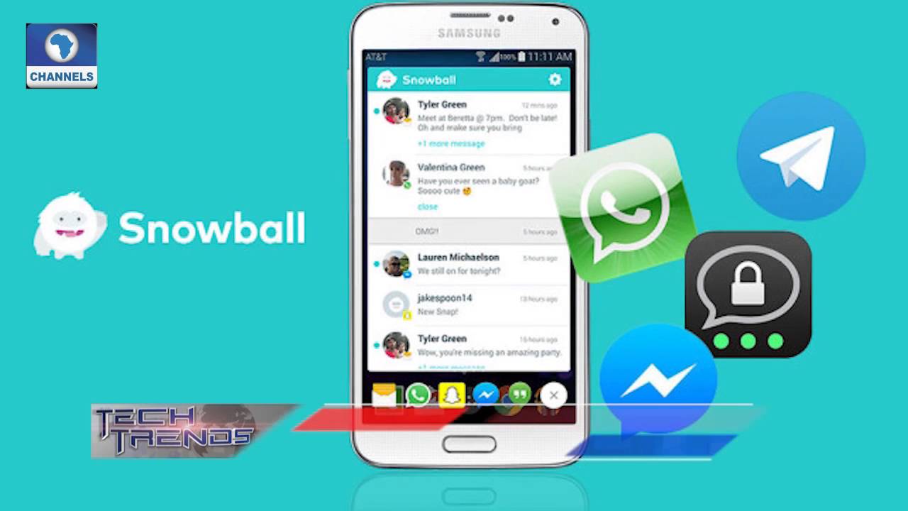 Snowball Is App Of The Week On Tech Trends - YouTube