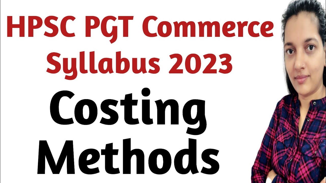 HPSC PGT Commerce Syllabus | HPSC PGT Commerce Preparation | HPSC PGT ...