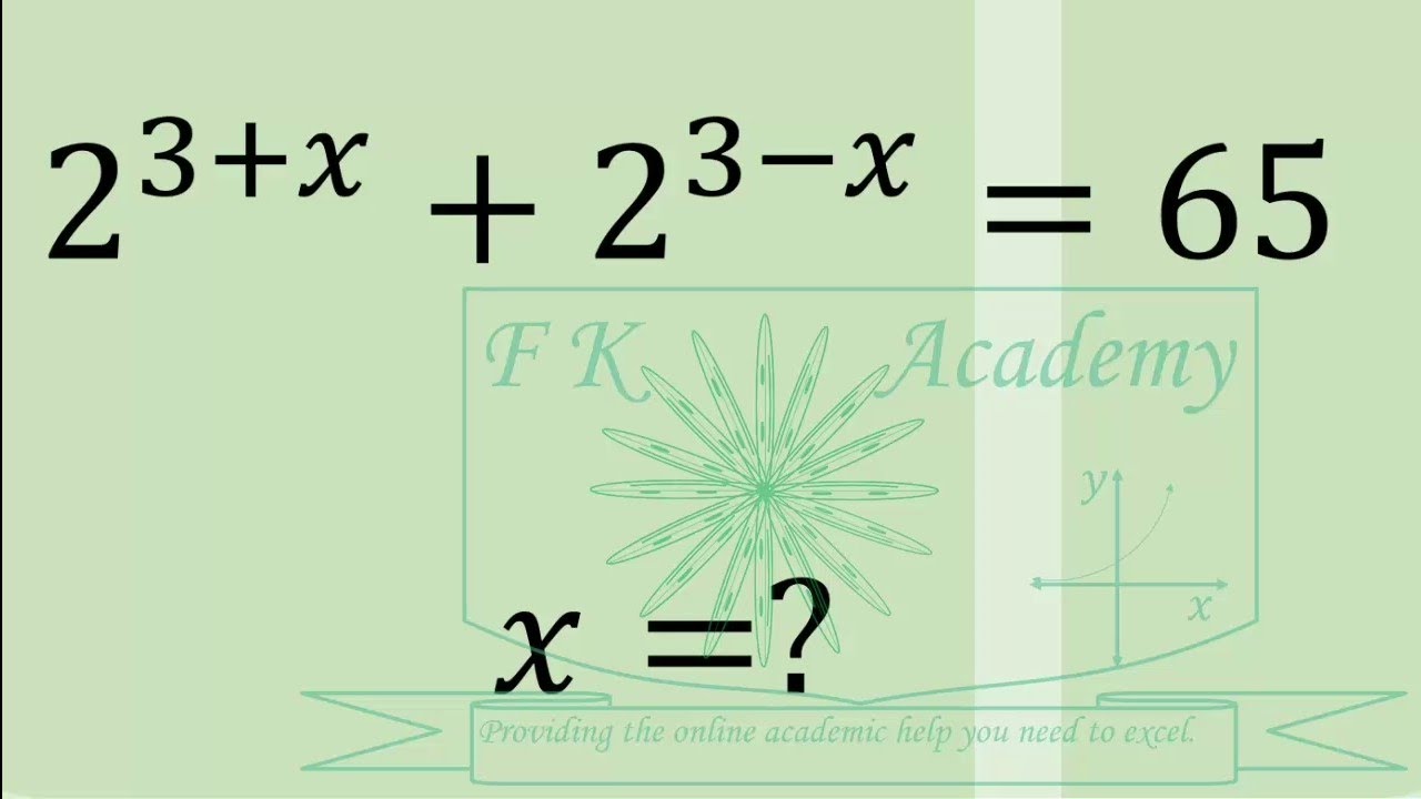 Find The Value Of X In 2 3 x 2 3 x 65 YouTube Find The Value Of X In 2 3 x 2 3 x 65 YouTube