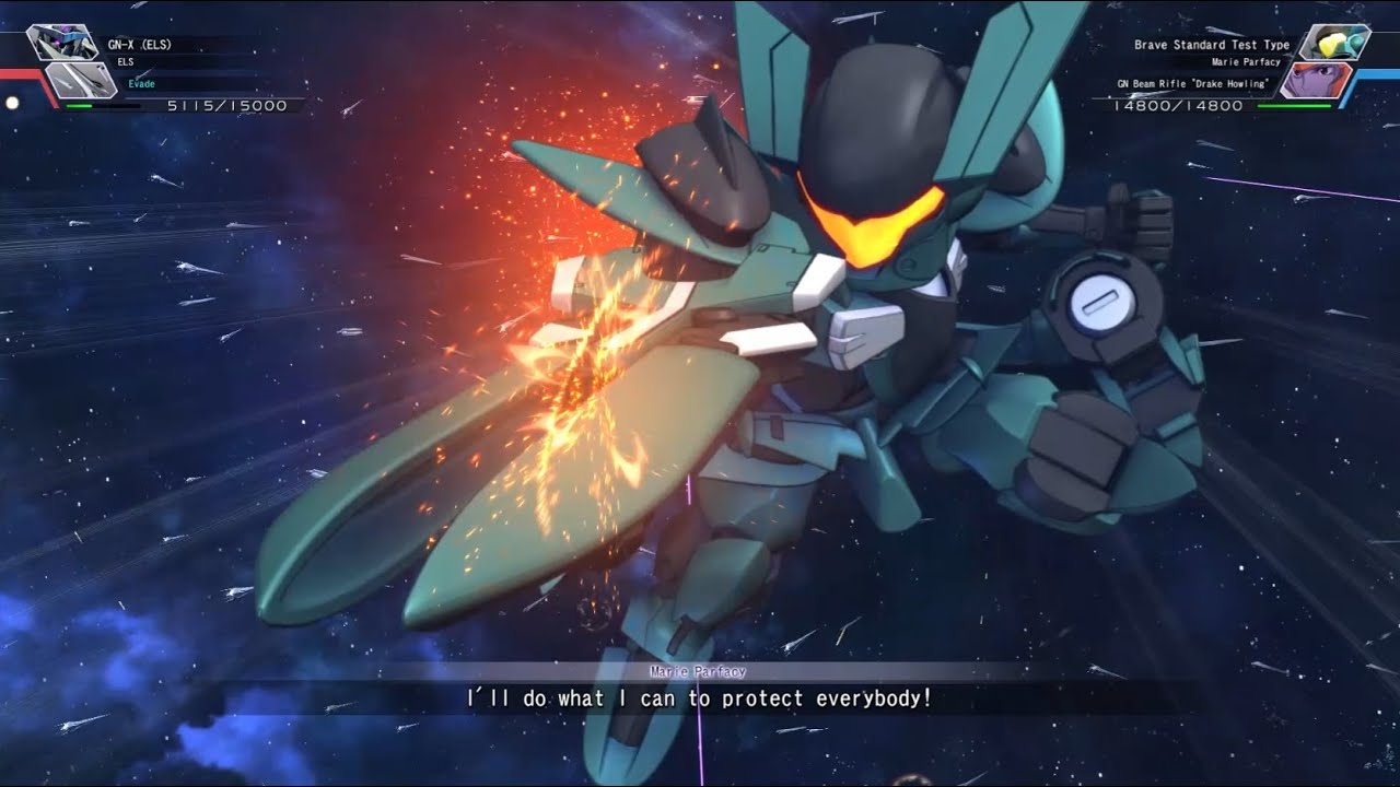 SD Gundam G Generation Cross Rays - Brave Standard Test Type ~Battle ...