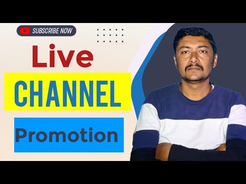 channel promotion live subscriber - YouTube
