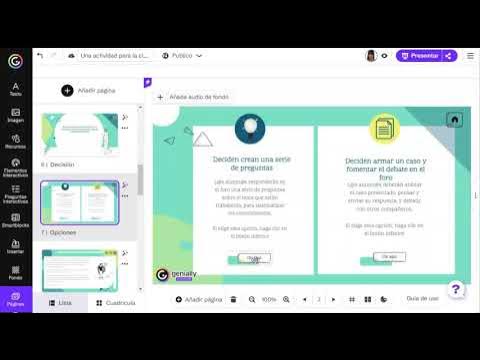 Genially | Vincular diapositivas - YouTube
