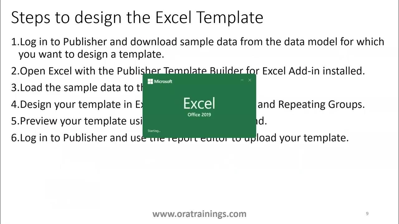 How To Design Excel Report in Oracle BIP - Fusion Applications - YouTube