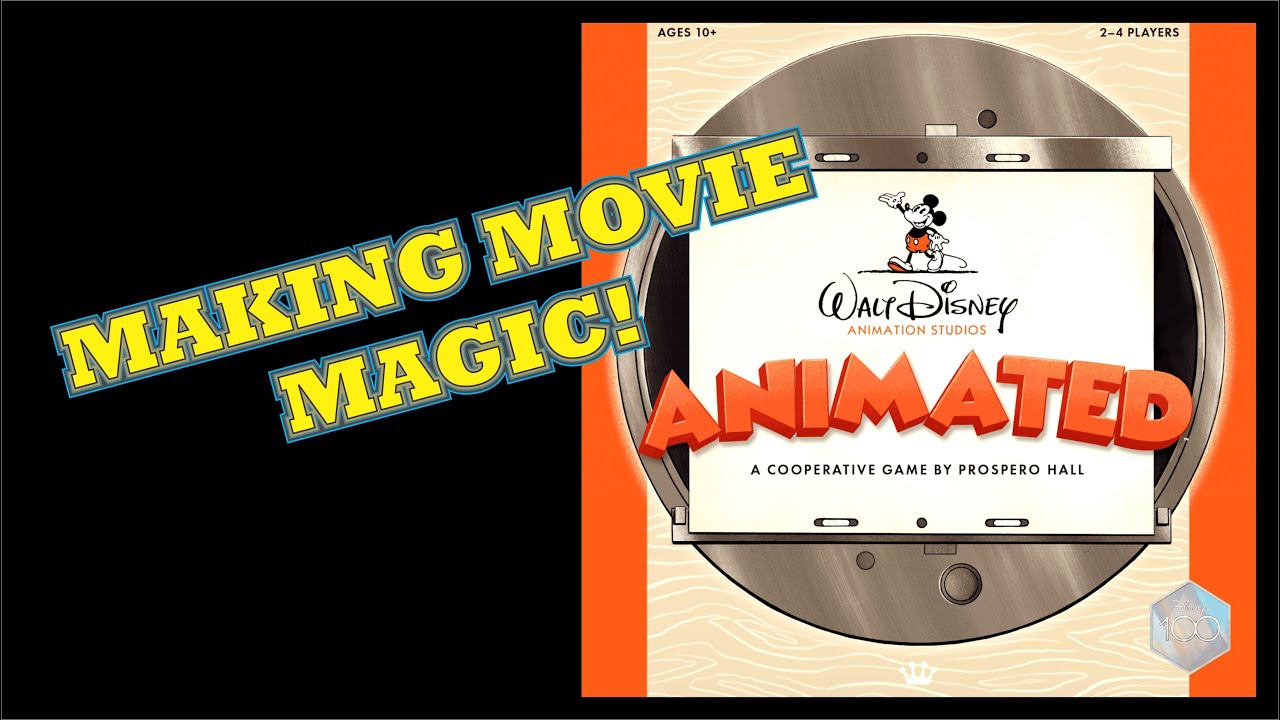 Disney Animated Board Game Unboxing - YouTube