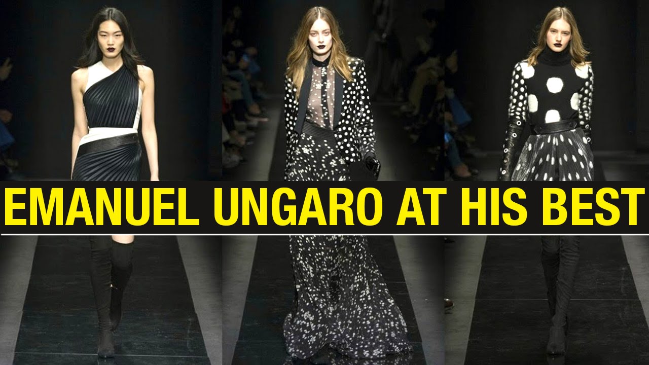Emanuel Ungaro Designs at it's Best | French Fashion Designer - YouTube