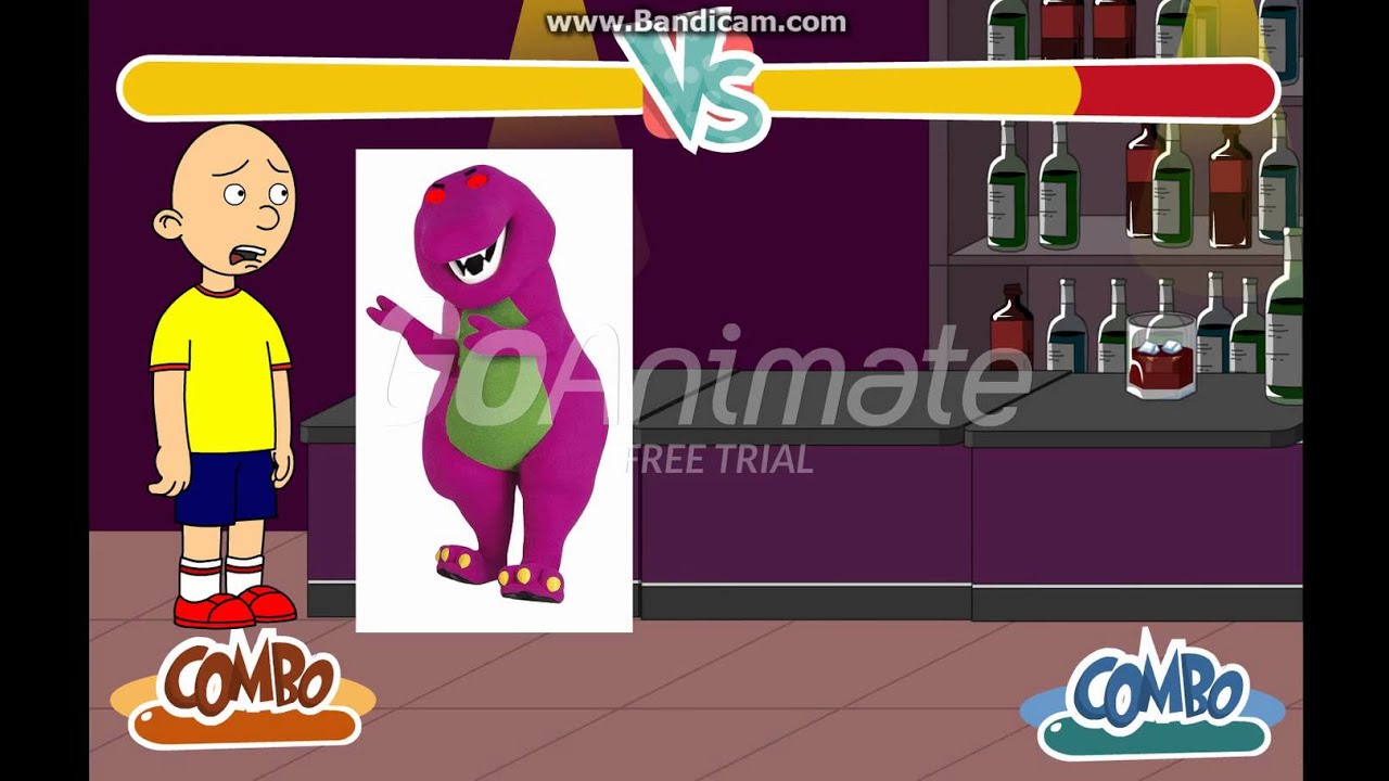 Caillou Vs. Barney - YouTube