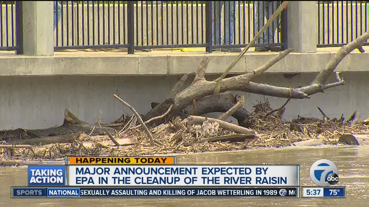 Major announcement expected by EPA in cleanup of River Raisin - YouTube