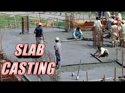 SLAB CASTING | CONSTRUCTION | CIVIL ENGINEERING | CONCRETING - YouTube